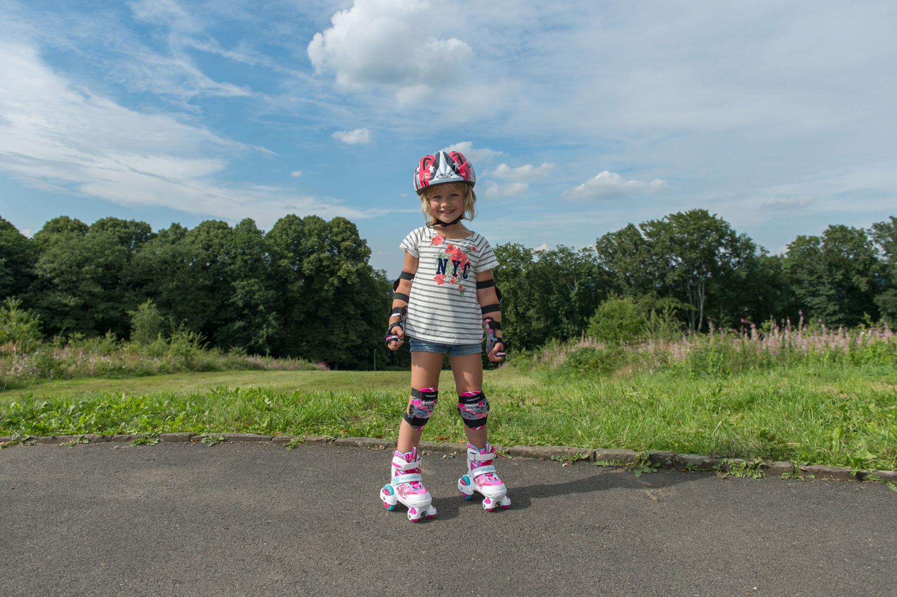 Enim.si - Rolerji Hudora My First Quad Girl, velikost 30-33